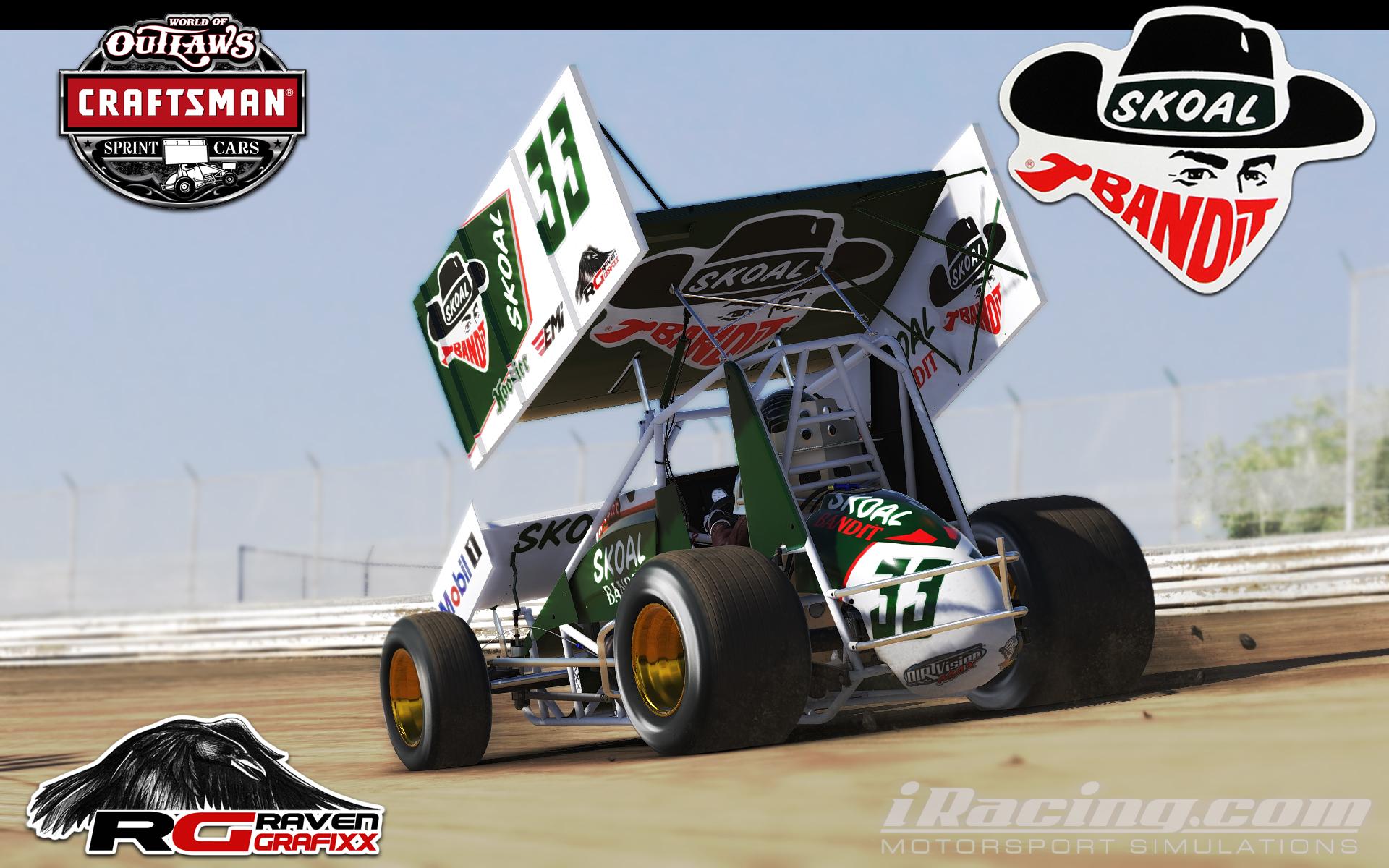 Skoal Outlaw Dirt Sprint v2 by Doyle Lowrance - Trading Paints