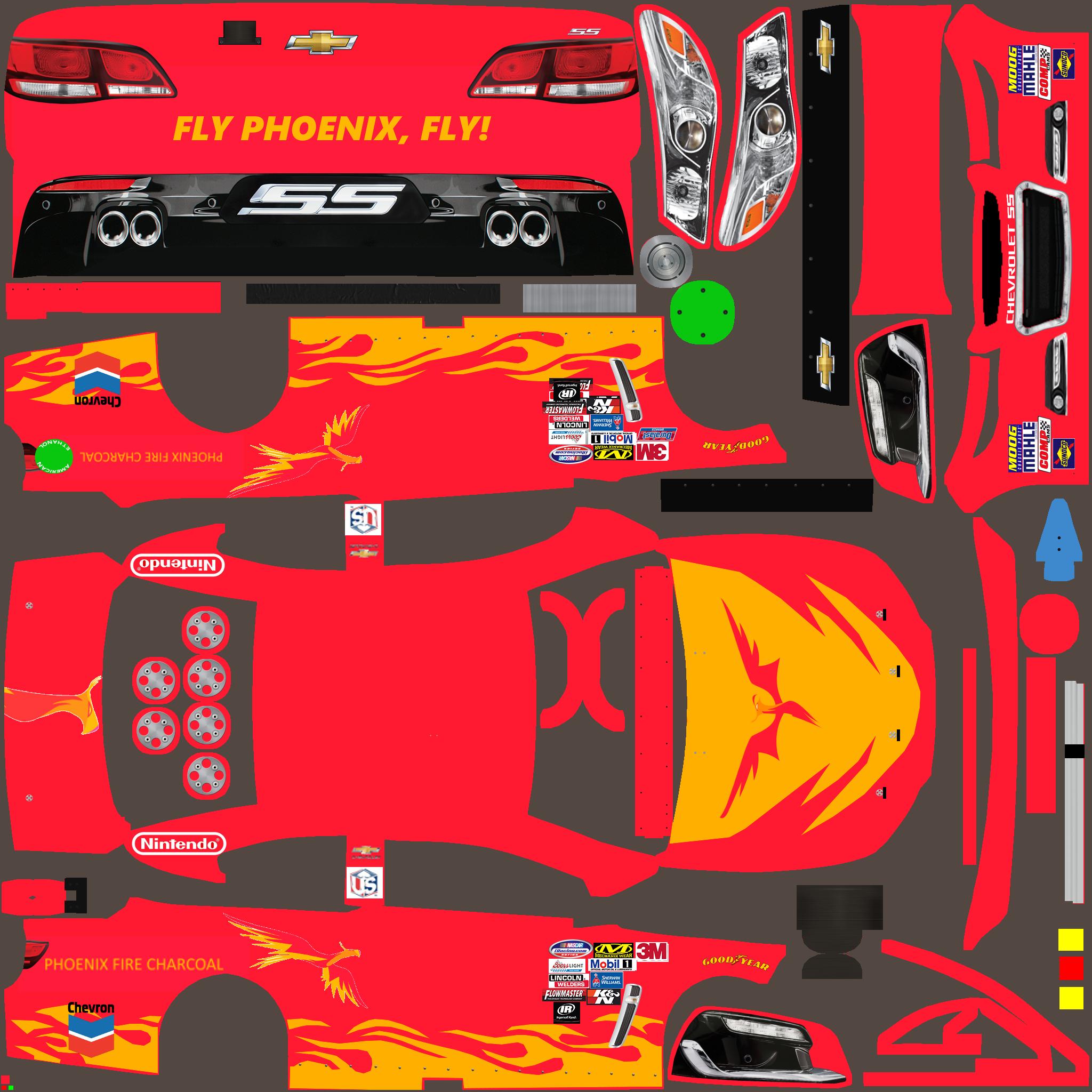 Phoenix Fire Charcoal (Fictional Sponsor) Chevrolet SS by Matthew F ...