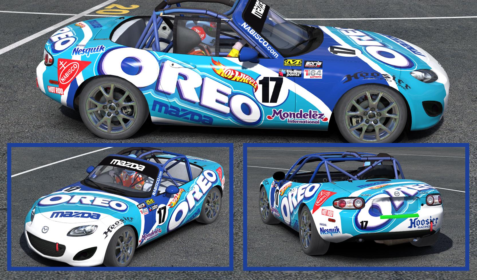 MX5 Oreo Roadster by Clyde Coman - Trading Paints
