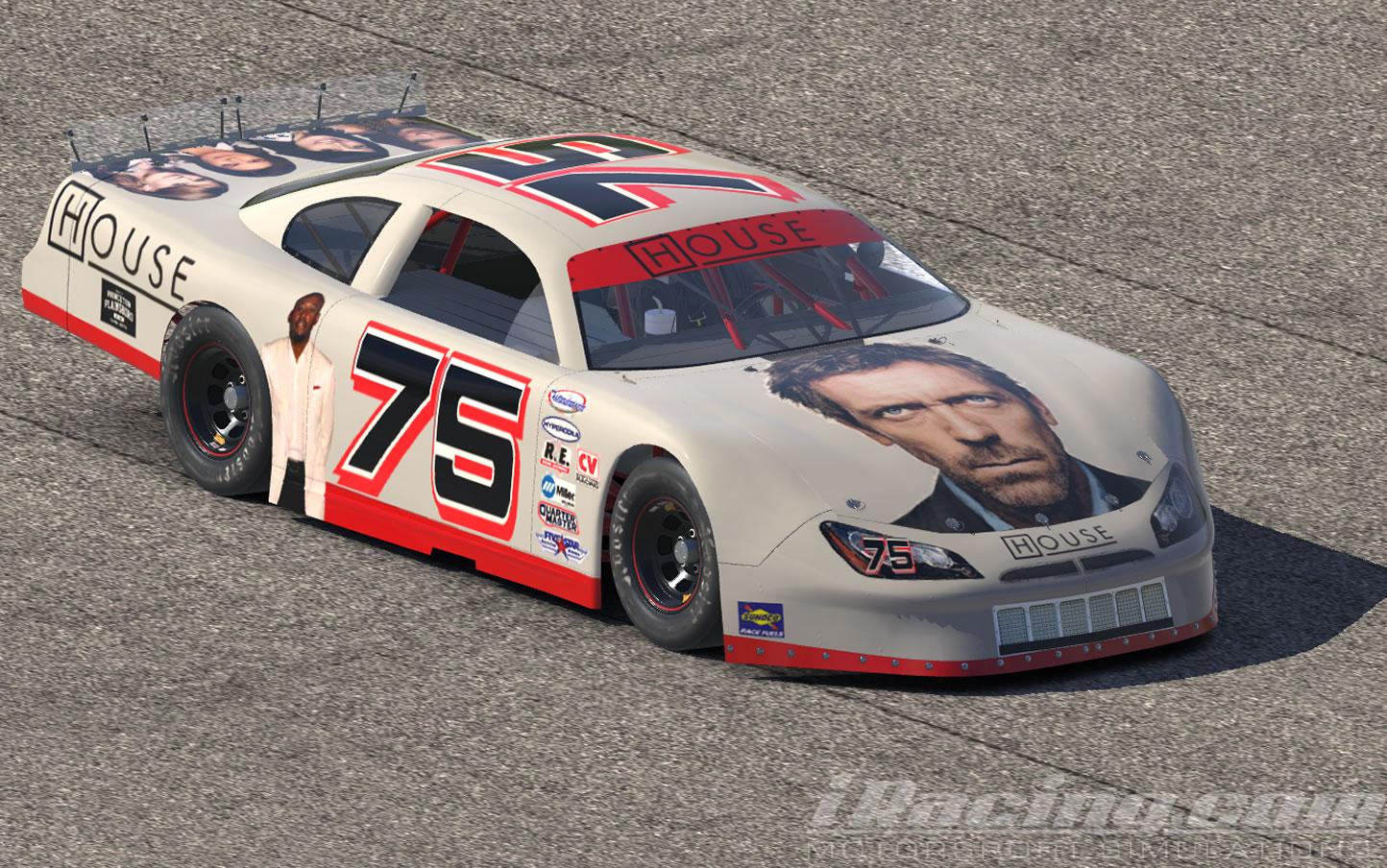 Dr House Theme Super Late Model by John Dasch - Trading Paints