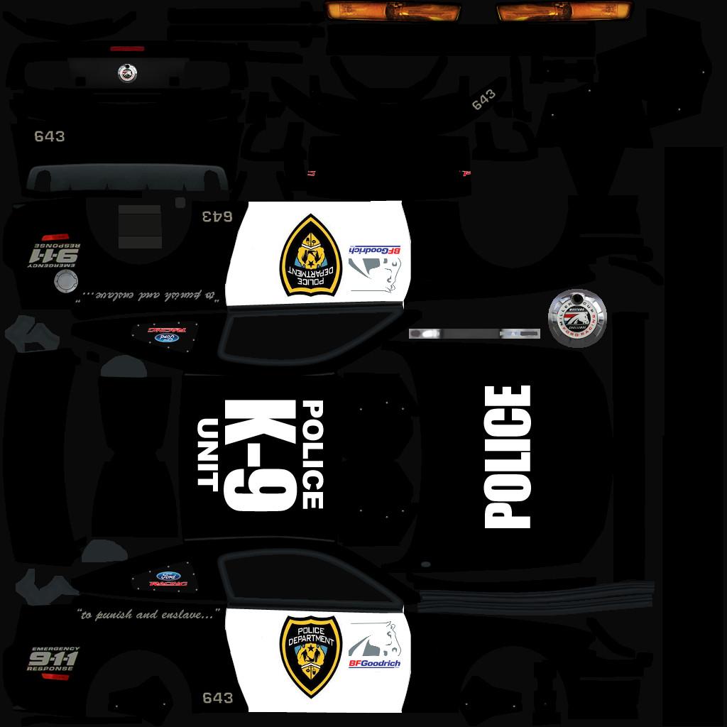 Police mustang by Robert B. - Trading Paints