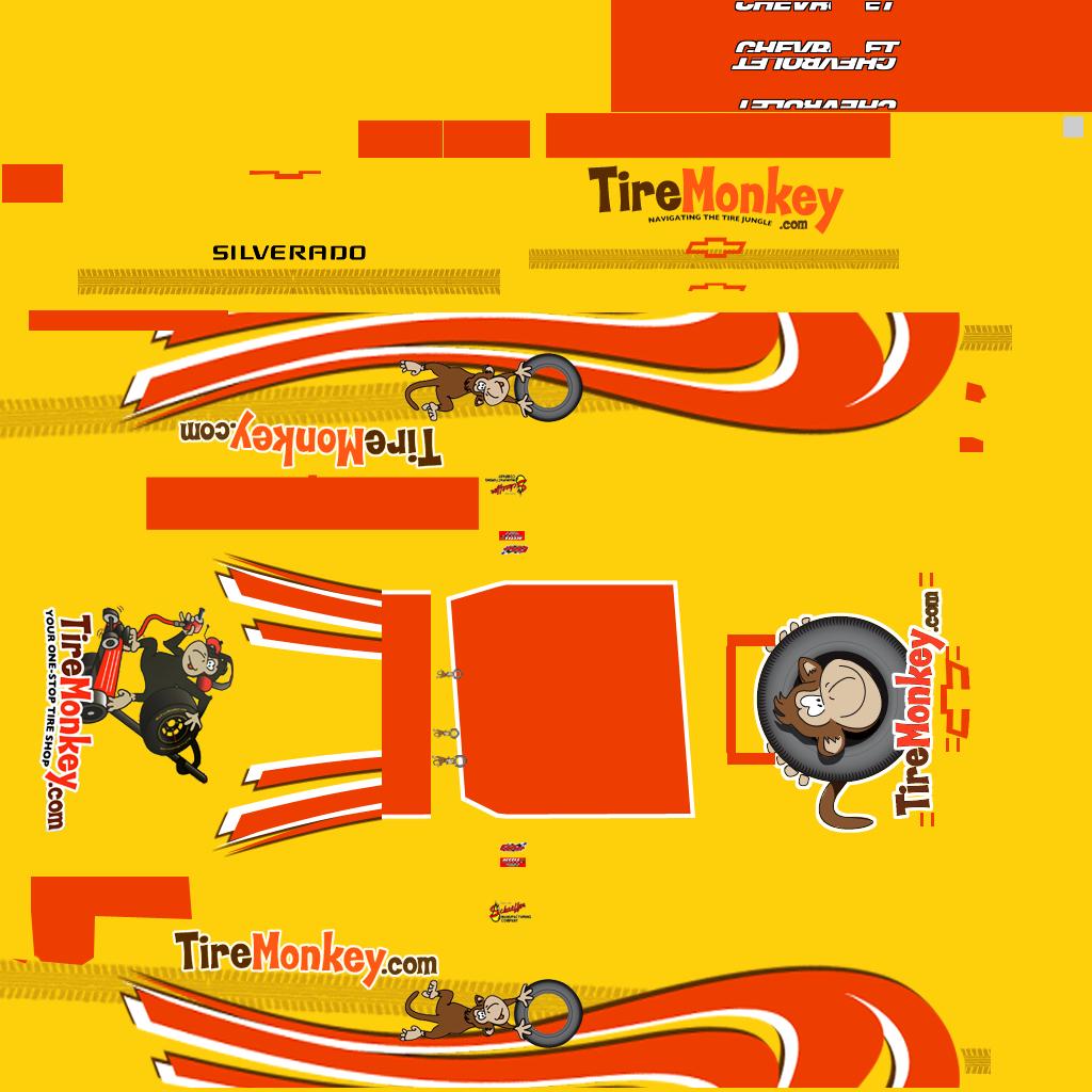 Chevrolet Silverado Truck Tire Monkey by Robert B. - Trading Paints