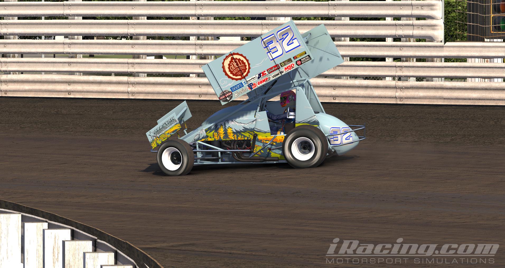 Zachery Podunajec ODell Brew Sprint car by Danny ODell - Trading Paints
