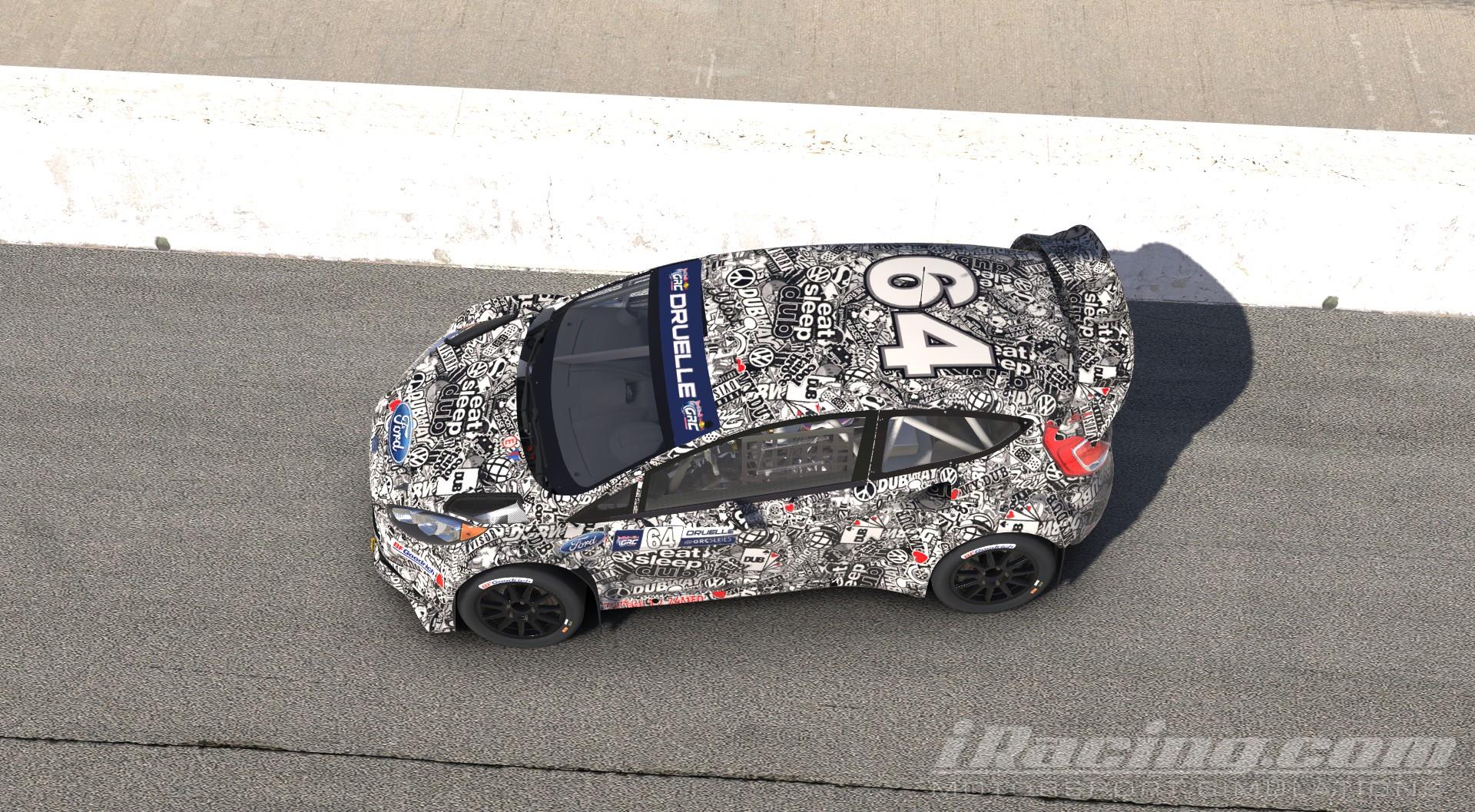 Ford Fiesta Rs WRC Stickers Bomb By 74med by Med Druelle - Trading Paints