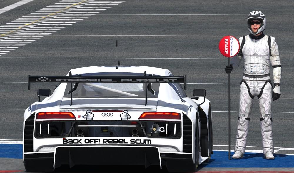 Stormtrooper Racing Suit by Bruce Funderburg - Trading Paints