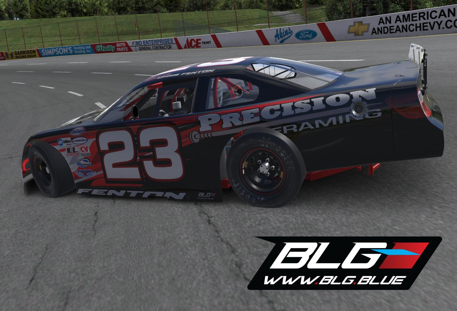 Chris Fenton Super Late Model by Brian Azcuenaga - Trading Paints