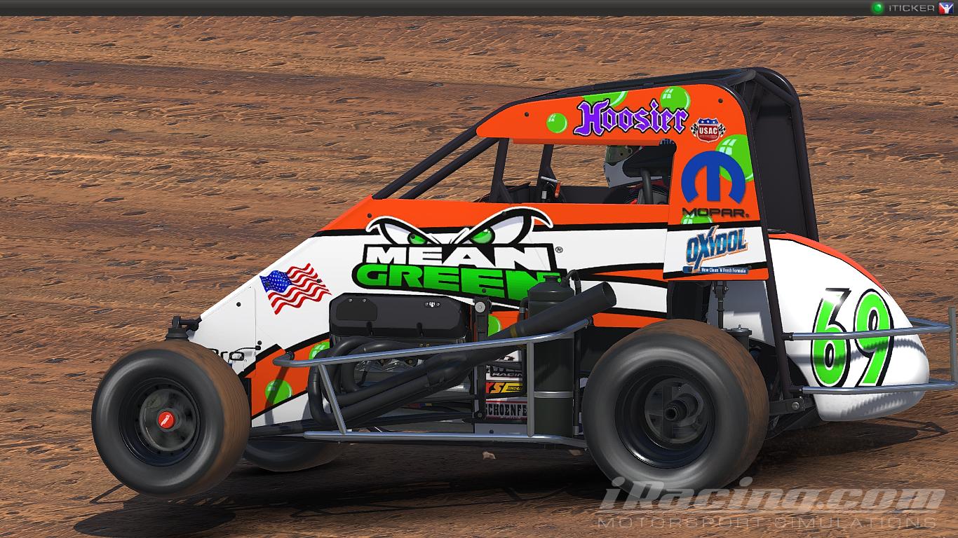 Hoffman Racing #69 midget by Jake Boyer - Trading Paints
