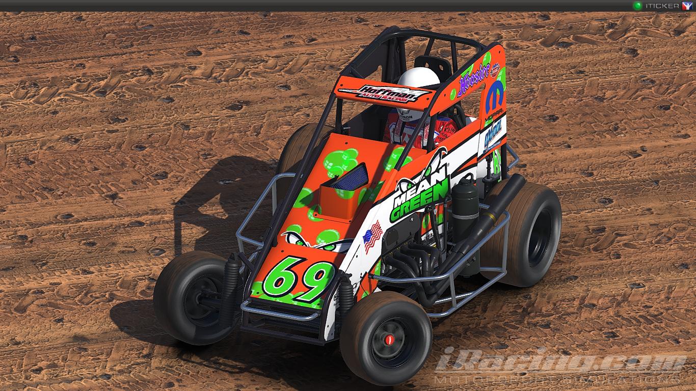 Hoffman Racing #69 midget by Jake Boyer - Trading Paints