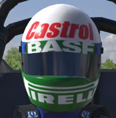 Castrol helmet by Dale B. - Trading Paints