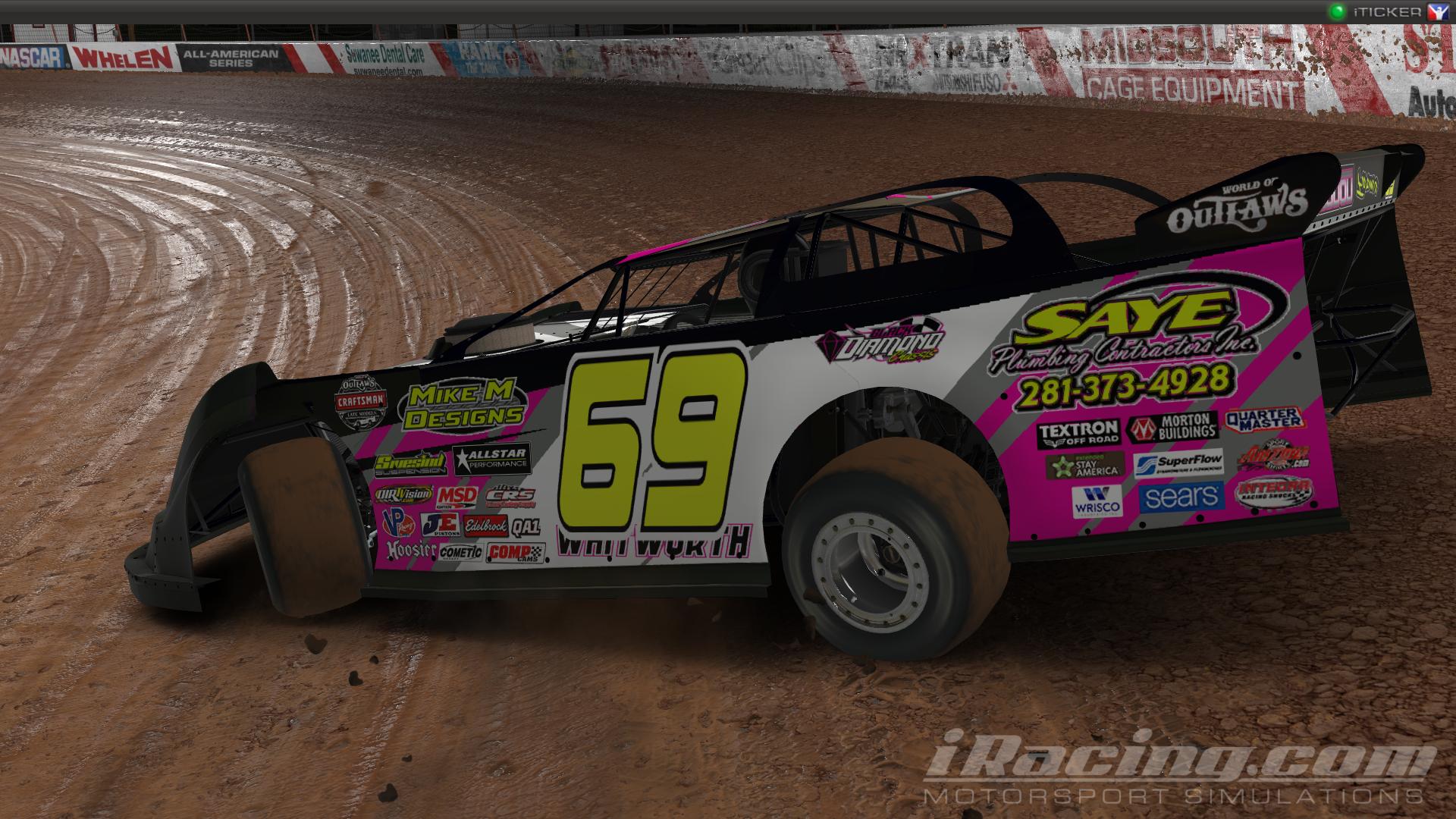 Mike M designs Late Model by Cory Whitworth - Trading Paints