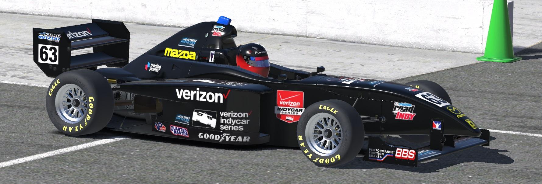 Indy Car Series Pro Mazda by John Rubino - Trading Paints