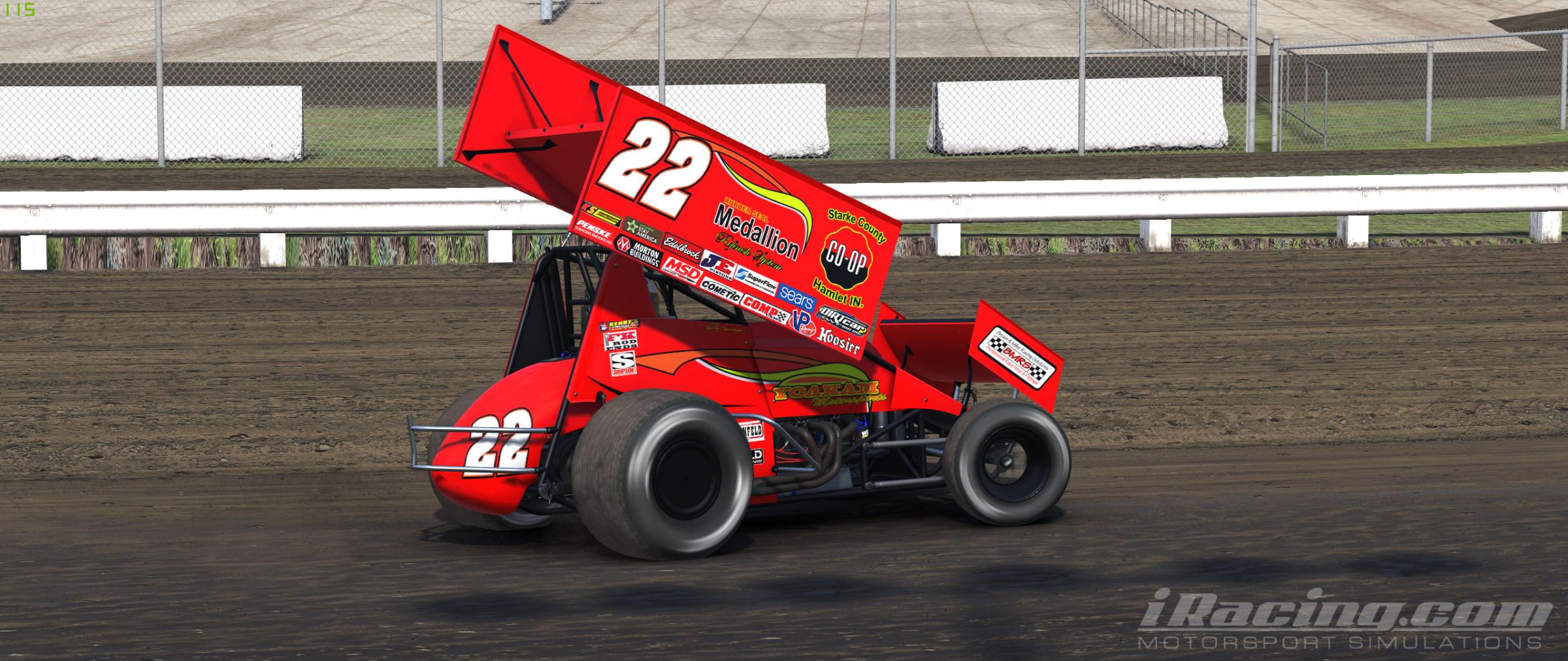Randy Hannagan 22H Sprint Car by Dylan Schiebel - Trading Paints