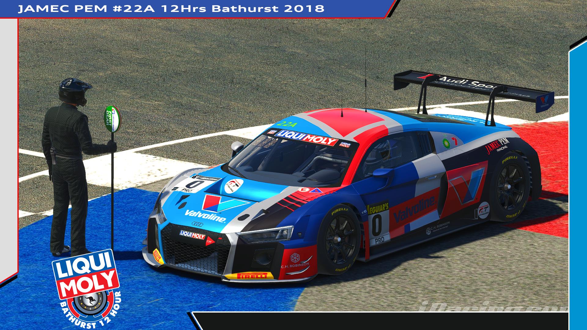 Audi R8 LMS GT3 Jamec Pem #22A 12Hrs Bathurst 2018 by Gio J J ...