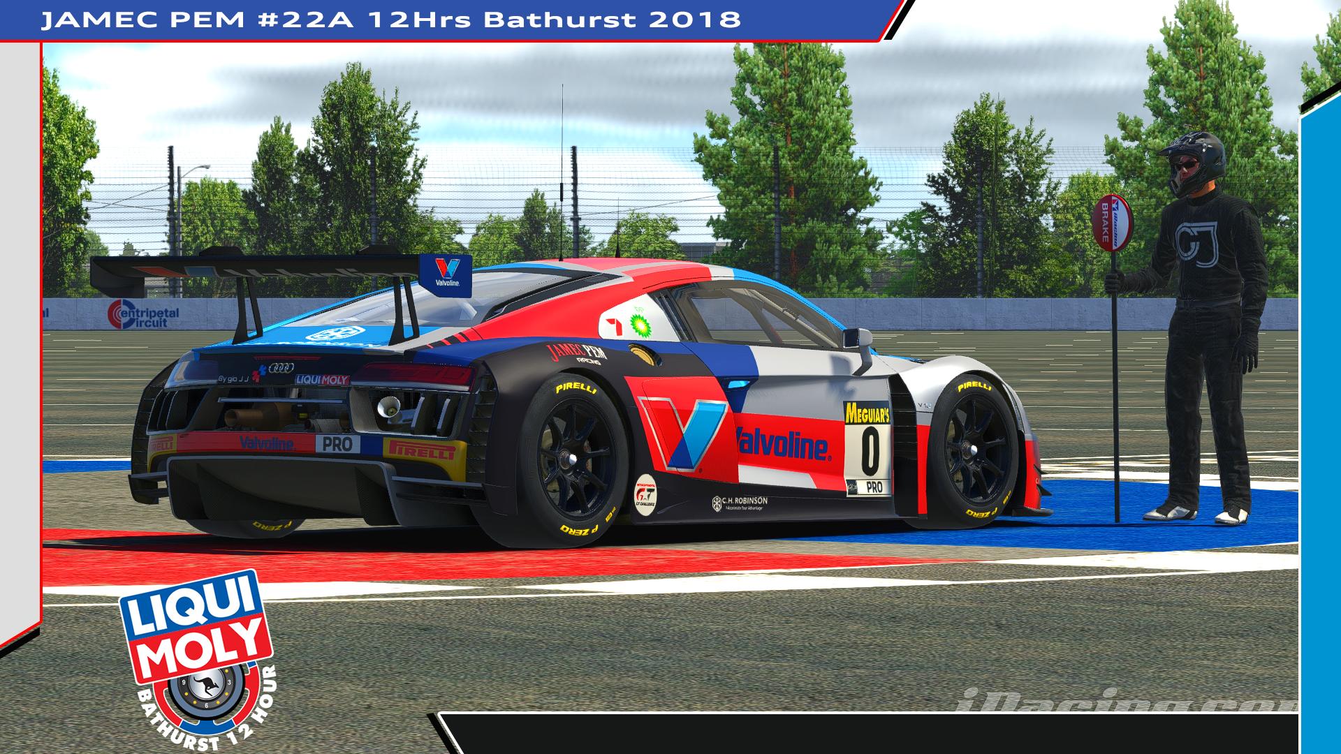 Audi R8 LMS GT3 Jamec Pem #22A 12Hrs Bathurst 2018 by Gio J J ...