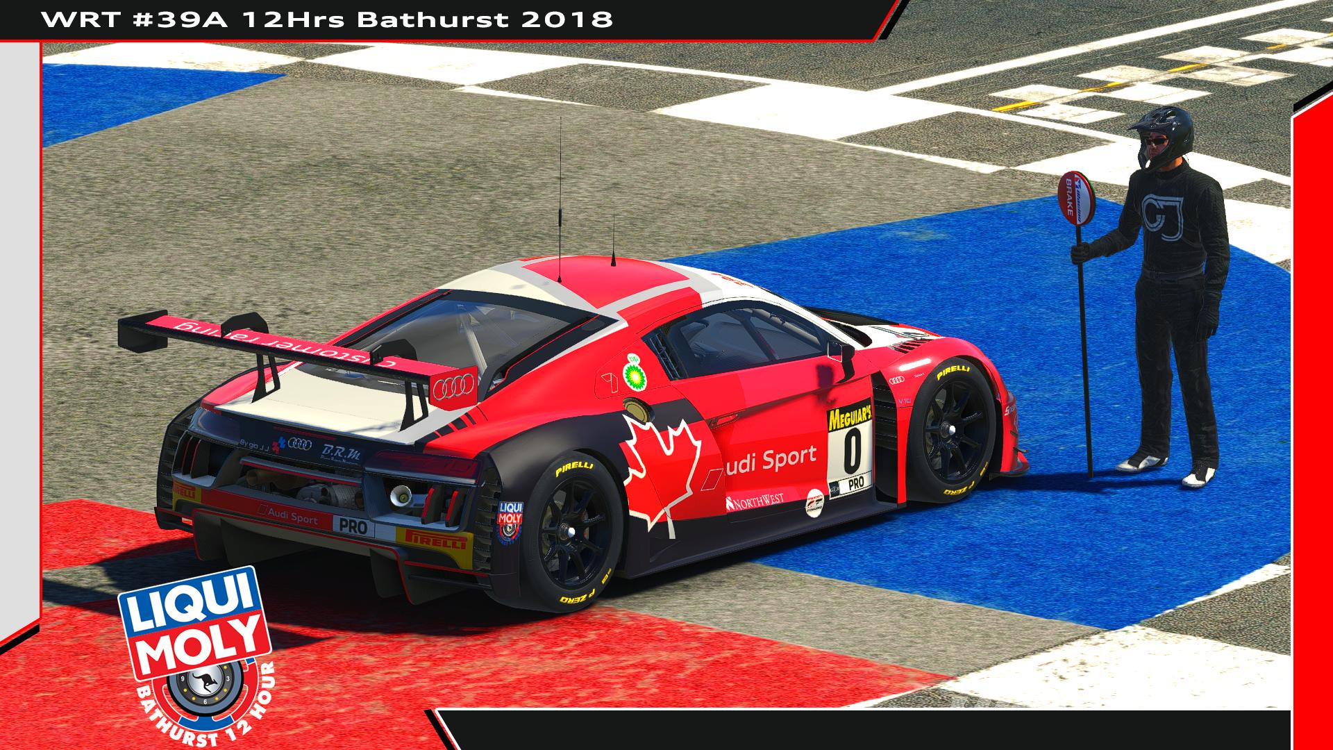Audi R8 LMS GT3 WRT 39A 12Hrs Bathurst 2018 by Gio J J. - Trading Paints