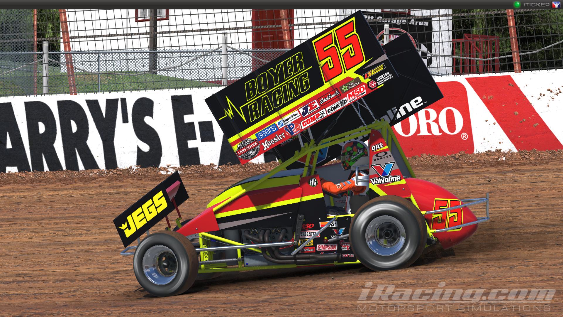 Boyer Racing V2 Sprintcar by Jake Boyer - Trading Paints