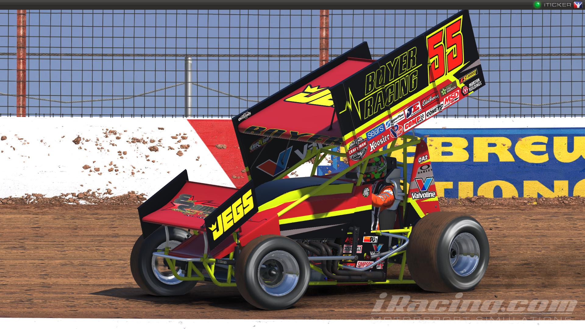 Boyer Racing V2 Sprintcar by Jake Boyer - Trading Paints