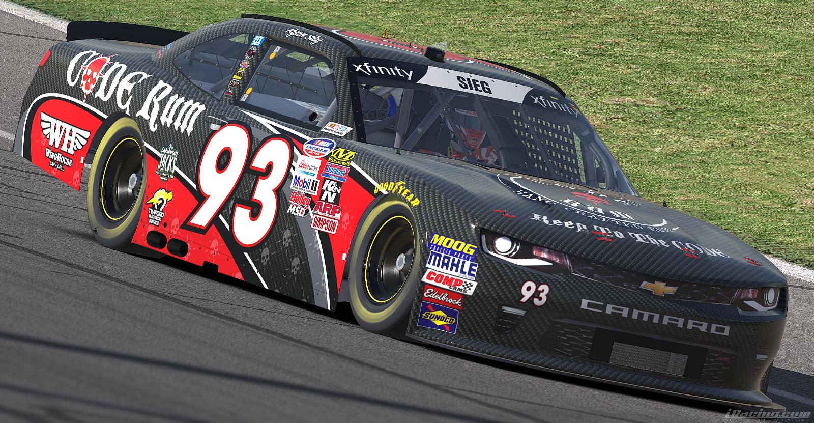 2018 Ryan Sieg Code Rum Camaro by Ben Horton - Trading Paints