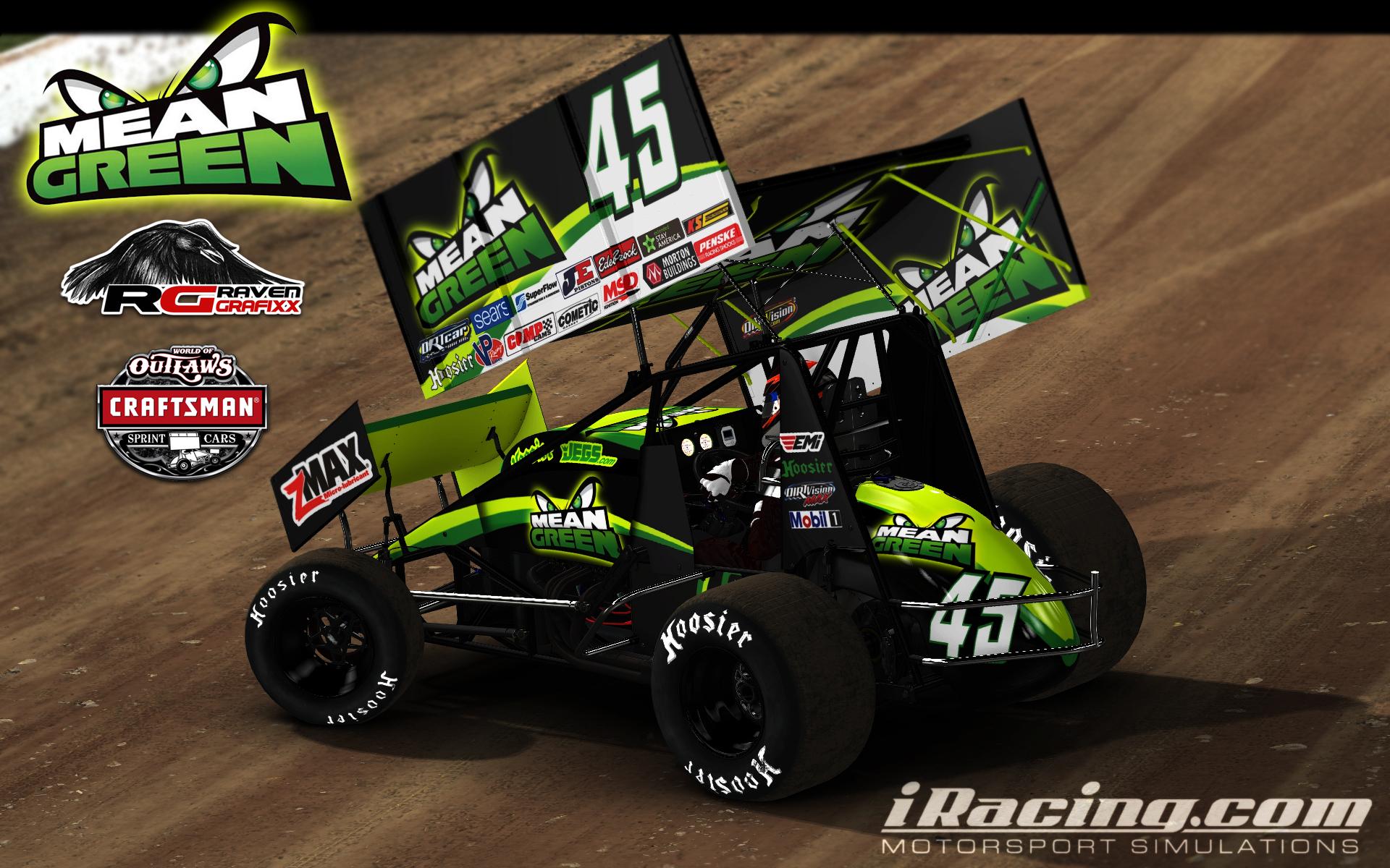 Mean Green Dirt Sprint v2 by Doyle Lowrance - Trading Paints