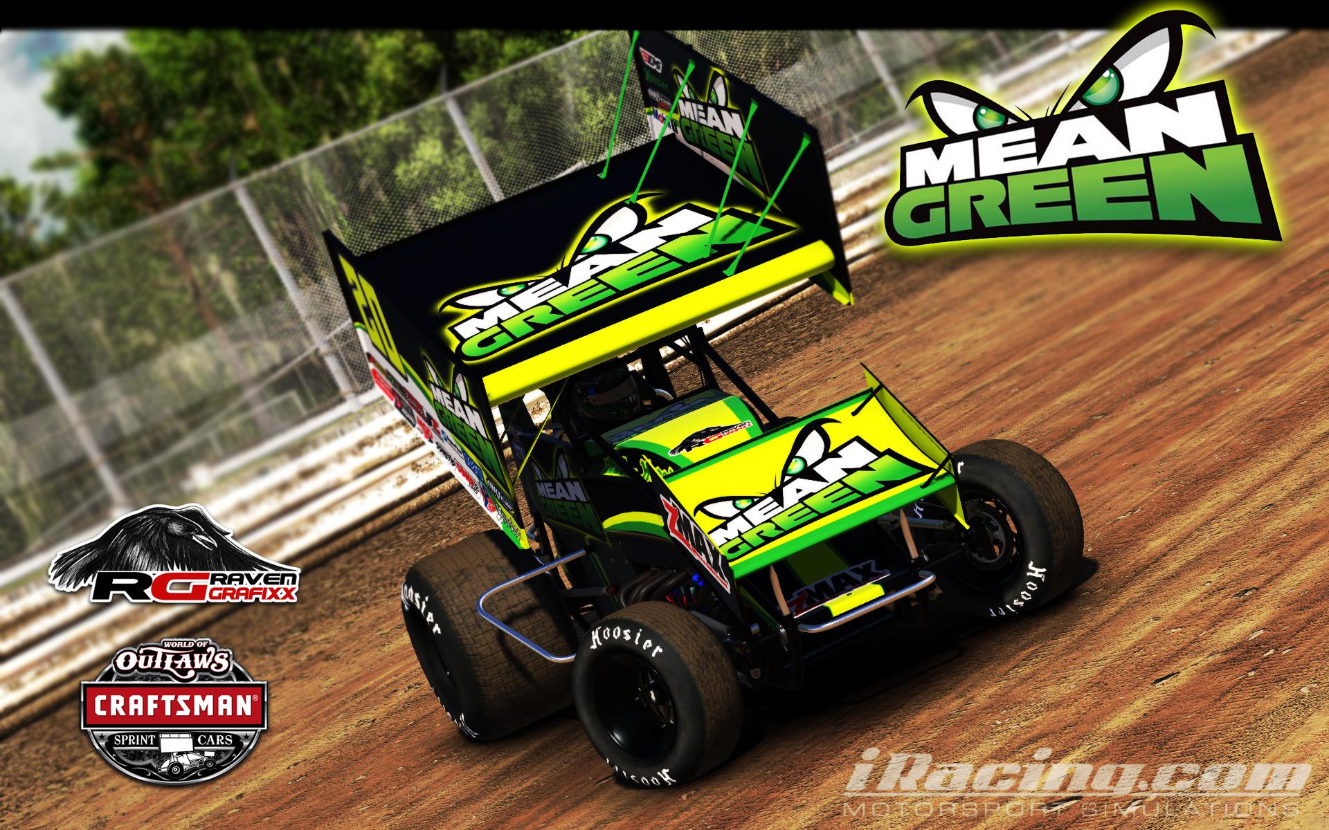 Mean Green Dirt Sprint v2 by Doyle Lowrance - Trading Paints
