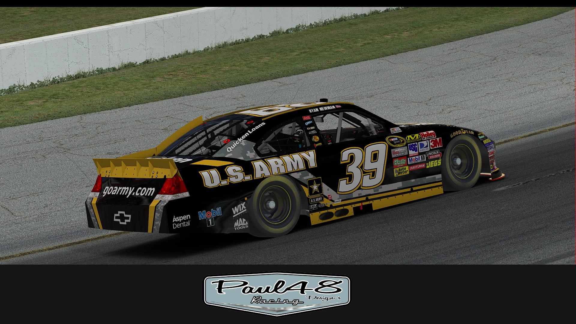 2012 Ryan Newman US Army by Thomas Sink - Trading Paints