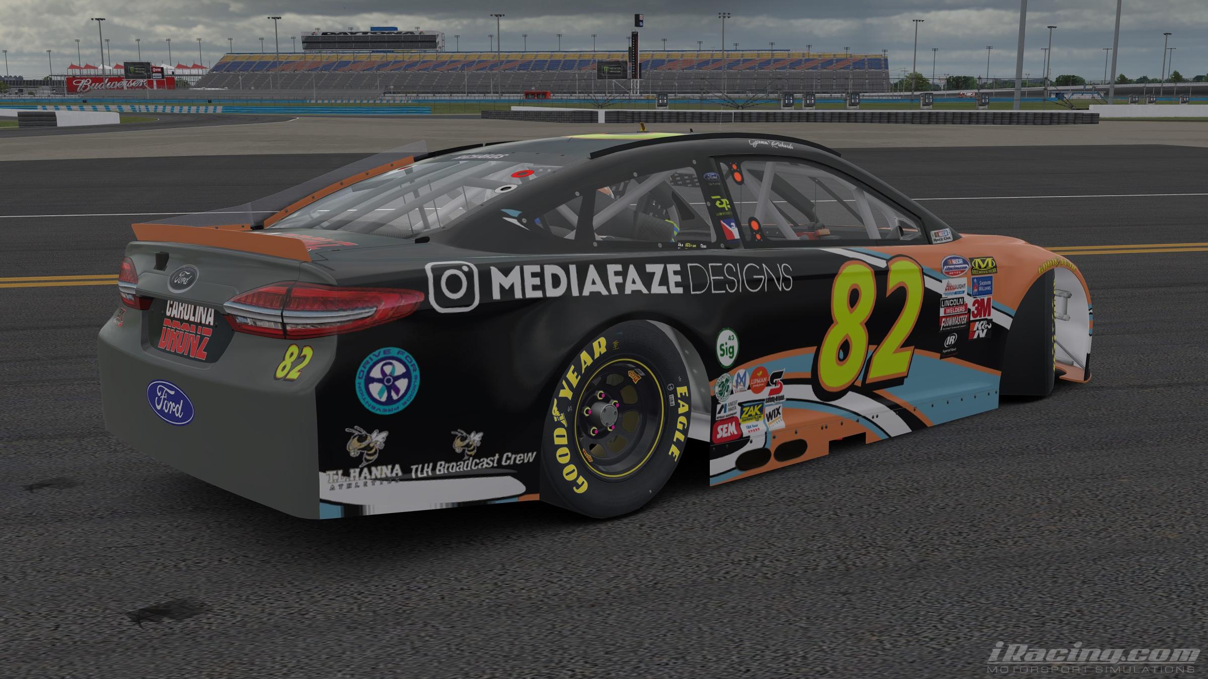 82GRBKRacing RaceAgent18Edition 1 Ford by Glenn Richards - Trading Paints