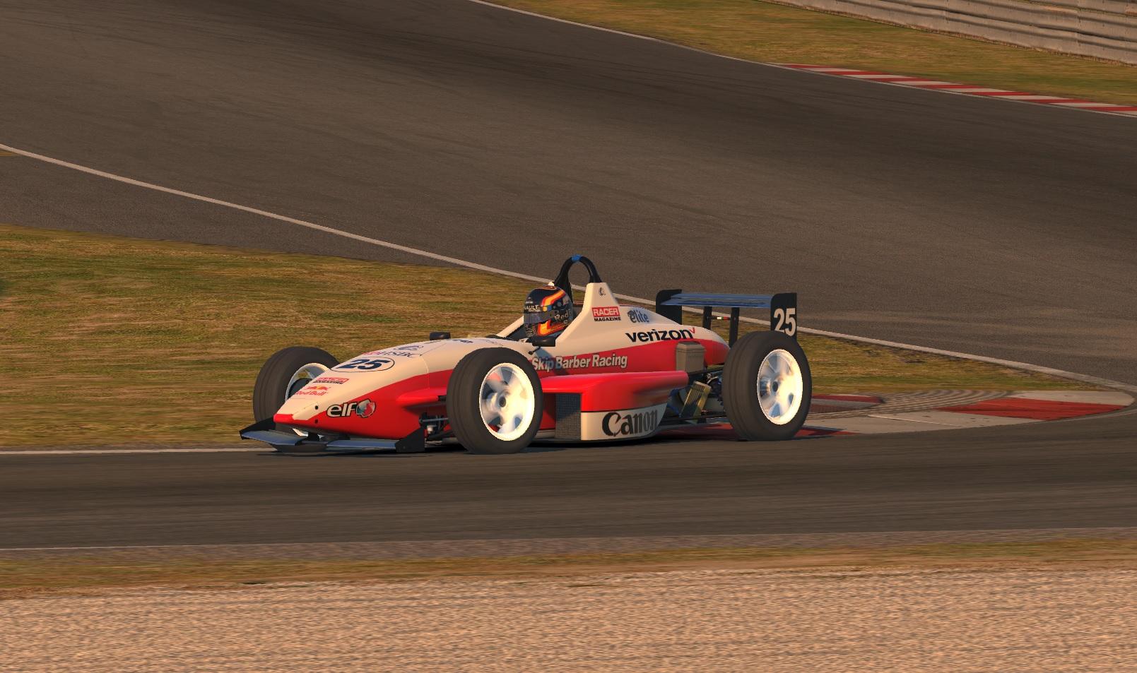 Formula Skip Barber 2000 red and white by Raúl Alonso - Trading Paints