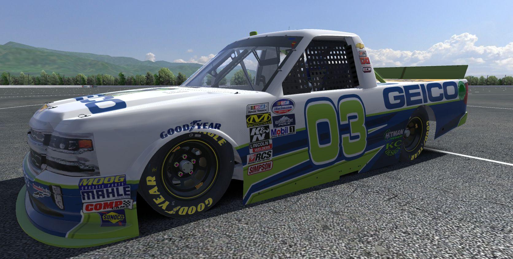 Geico Silverado by KC Duncan - Trading Paints