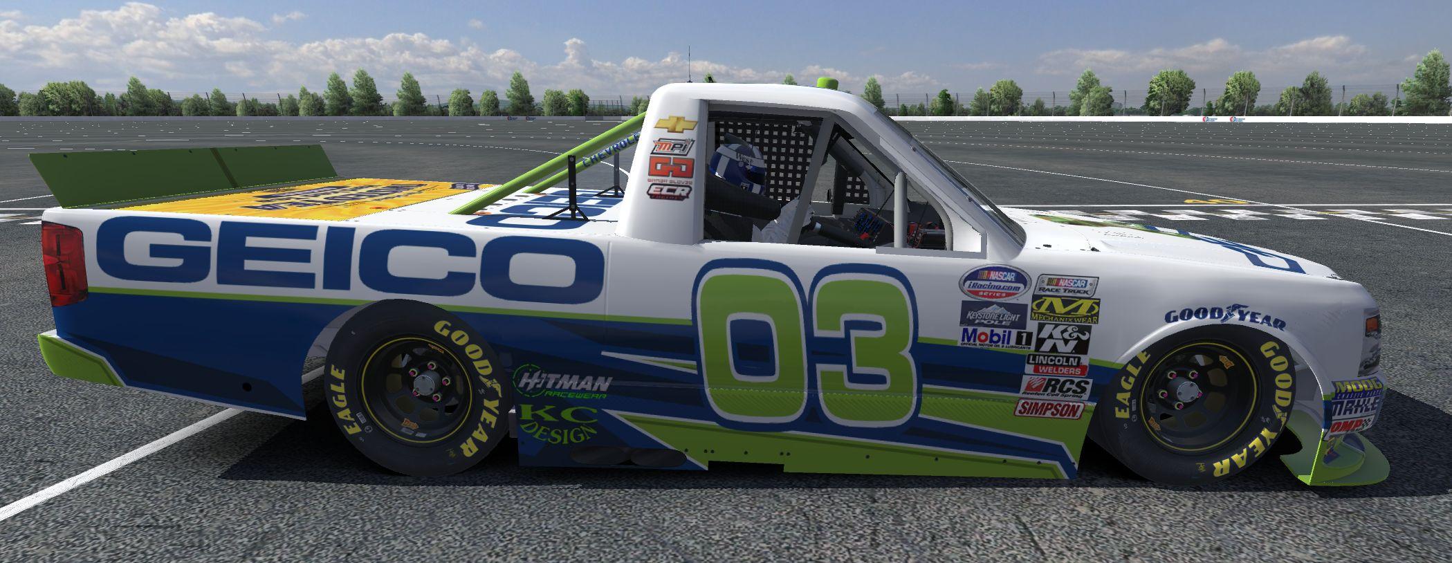 Geico Silverado by KC Duncan - Trading Paints