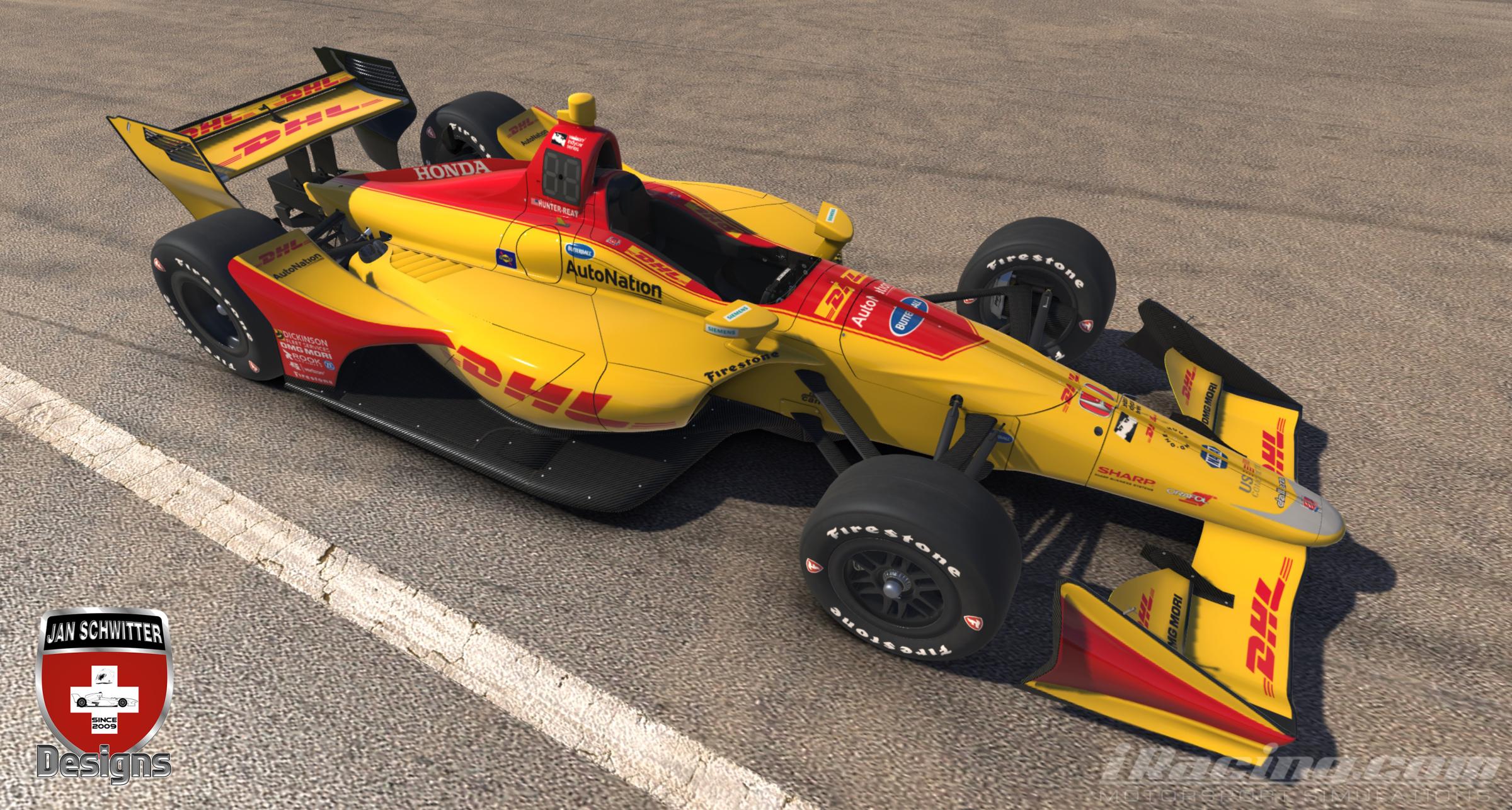 Dallara IR18 - Ryan Hunter-Reay 2018 by Jan Schwitter - Trading Paints
