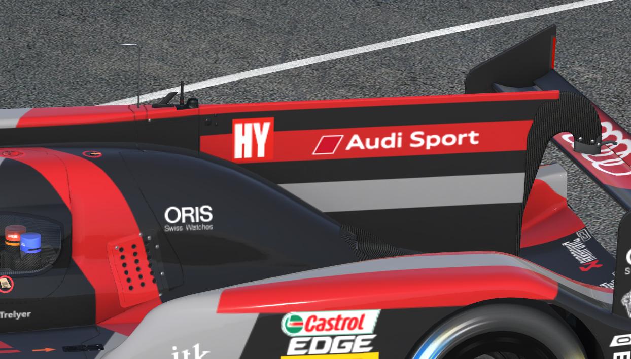 Audi R18 2016 - classic sharkfins logo by Julien Ribouleau - Trading Paints