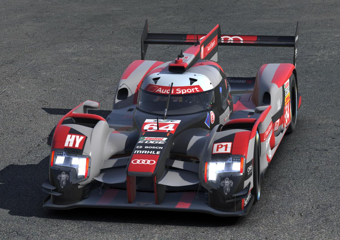 Audi R18 2016 - classic sharkfins logo by Julien Ribouleau - Trading Paints