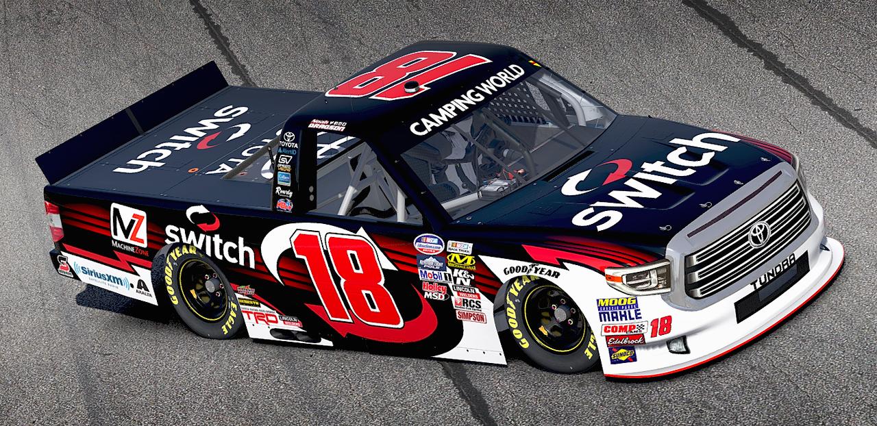 Noah Gragson Switch Tundra by James Collins - Trading Paints