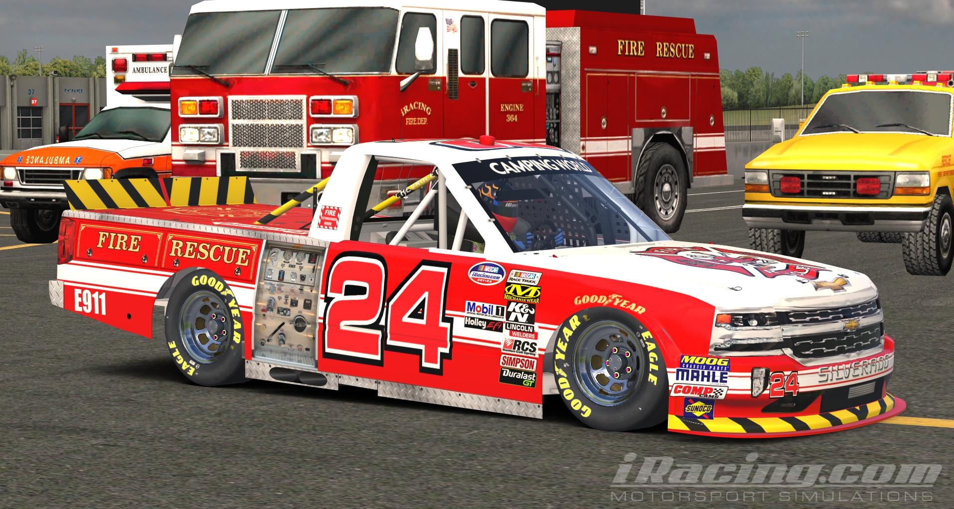 Silverado Firetruck by Don Craig - Trading Paints
