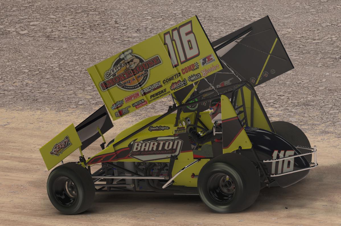 Brandon Franks Sprint Car 2018 by Dan Barton - Trading Paints