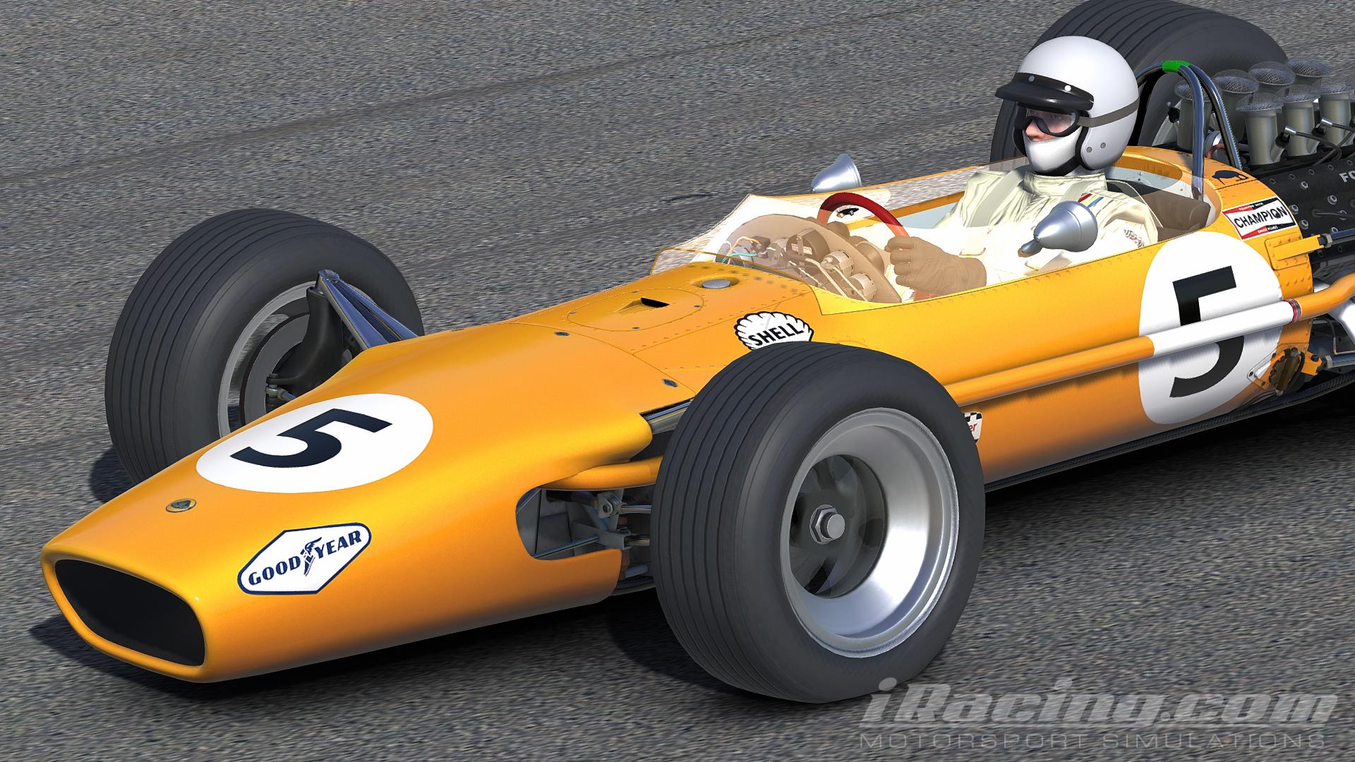 Bruce McLaren 1968 Belgian GP McLaren M7A inspired Lotus 49 by Simon J ...