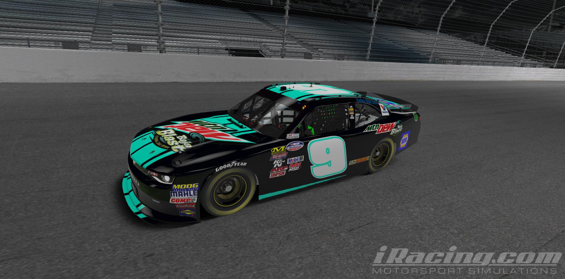 Chase Elliott Baja Blast Camaro Reverse by Bryce Senesac - Trading Paints