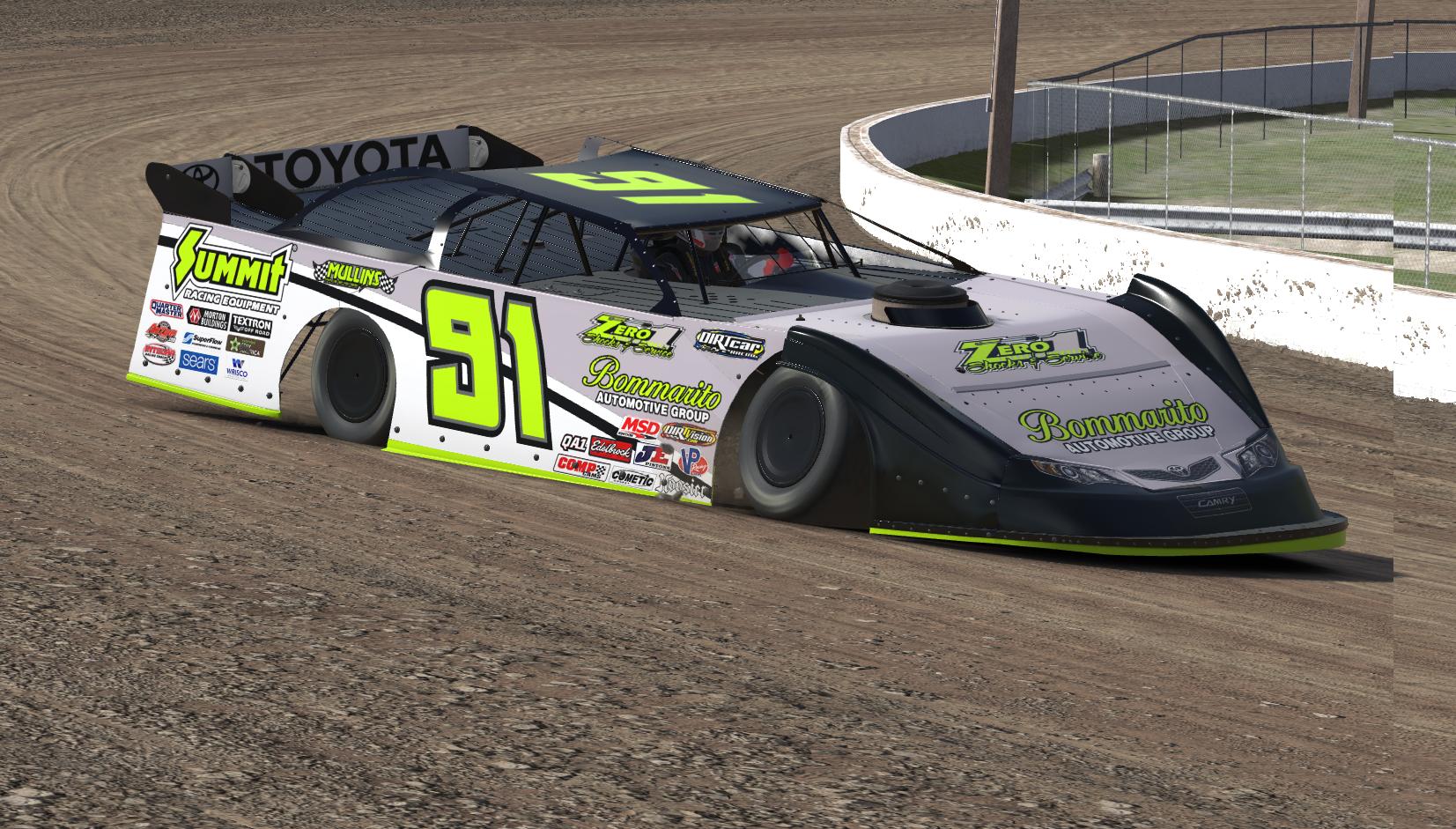 Bommarito Automotive Toyota Dirt Late Model by Erik Le - Trading Paints