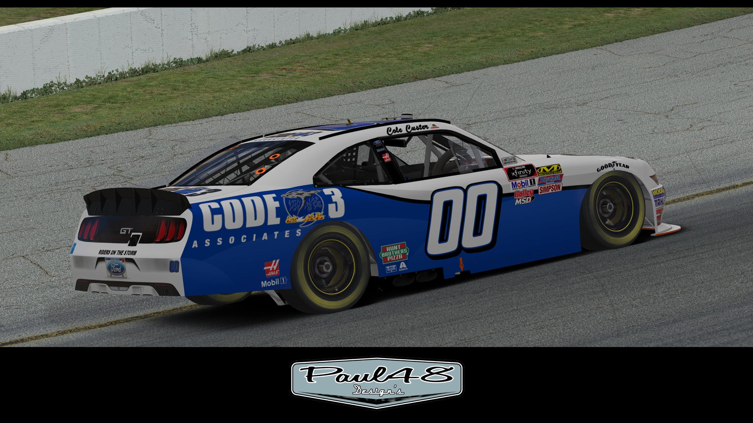 2018 Cole Custer Code 3 by Thomas Sink - Trading Paints