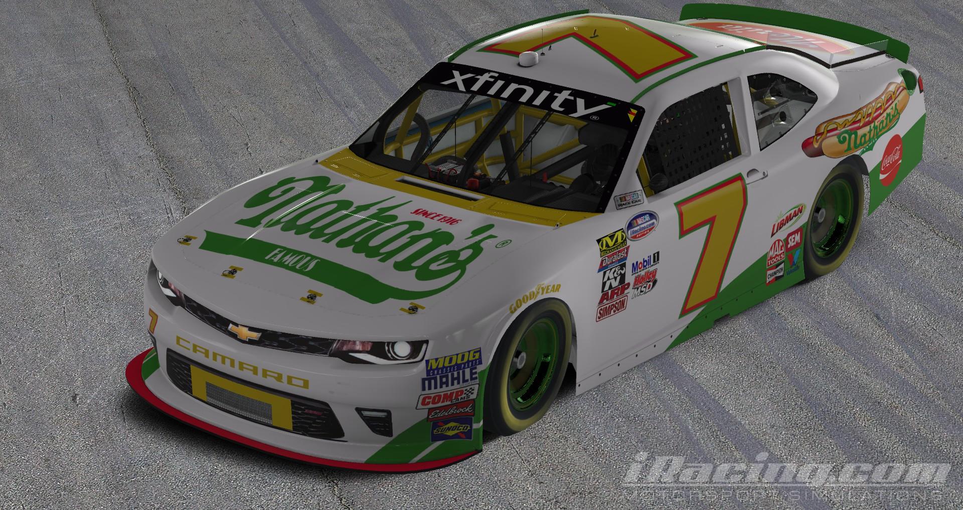 Nathans Famous Hot Dogs Nascar Xfinity Chevrolet Camaro by Ronald ...
