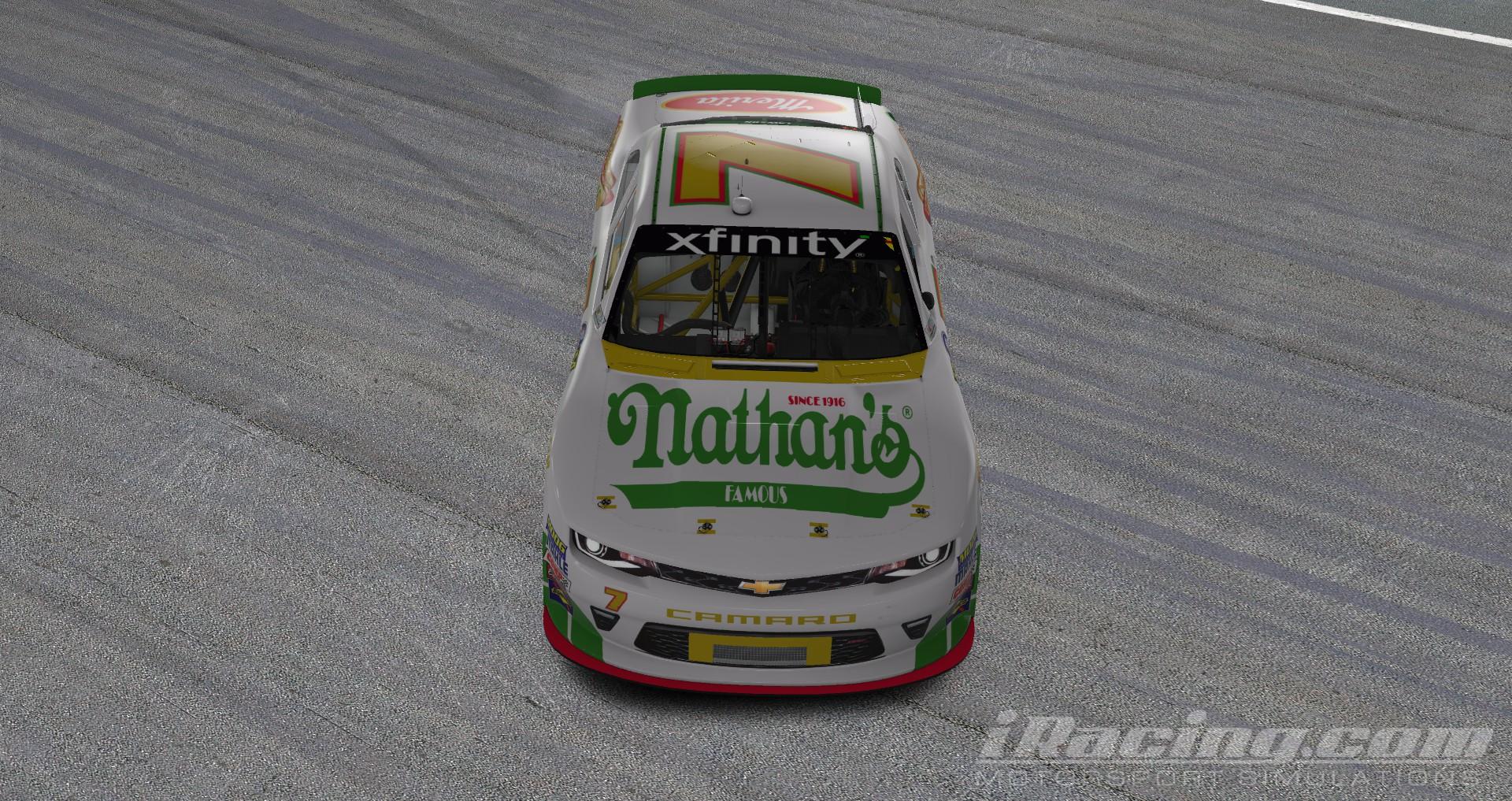 Nathans Famous Hot Dogs Nascar Xfinity Chevrolet Camaro by Ronald ...