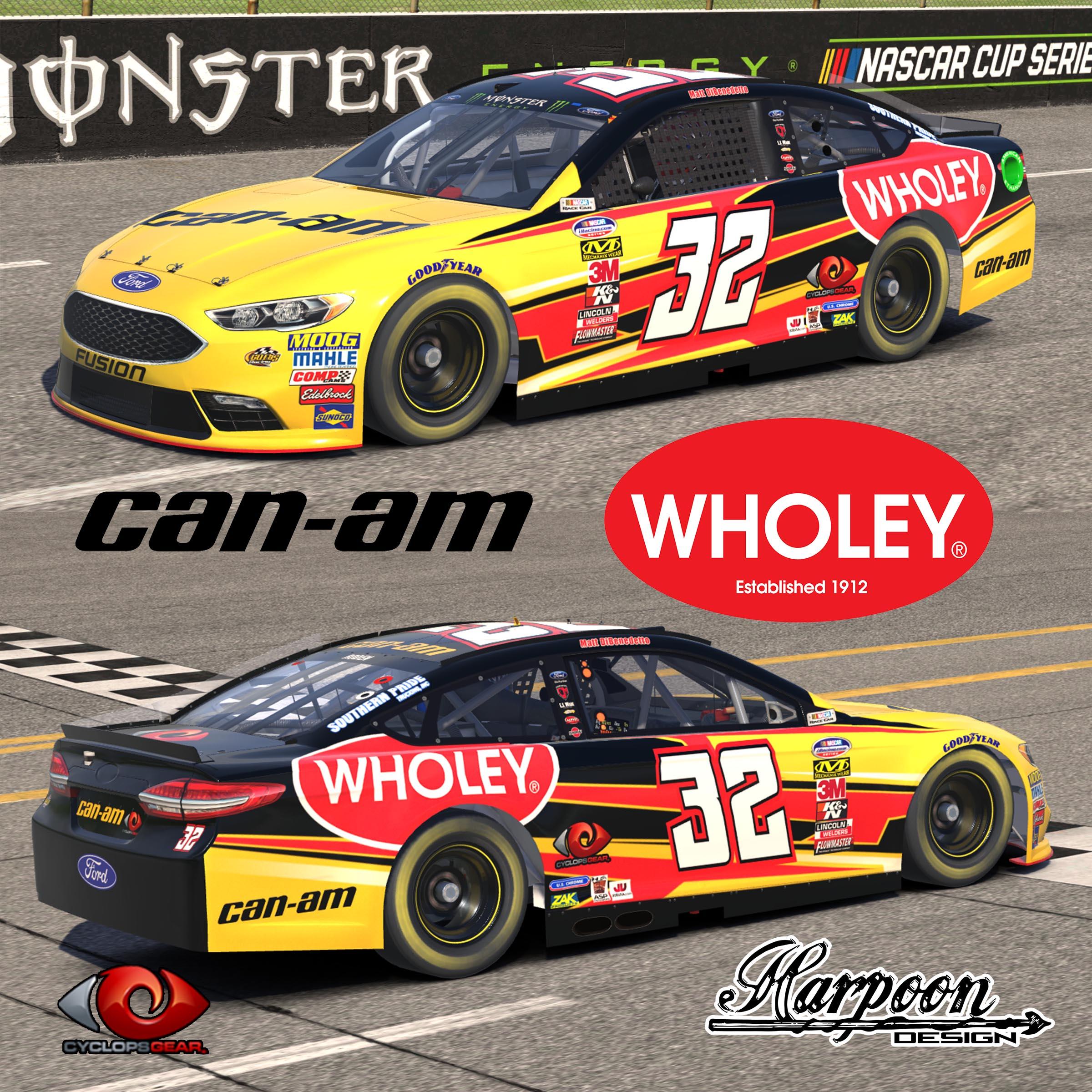 2018 Matt DiBenedetto Can-Am Wholey Ford Fusion by Brantley Roden ...