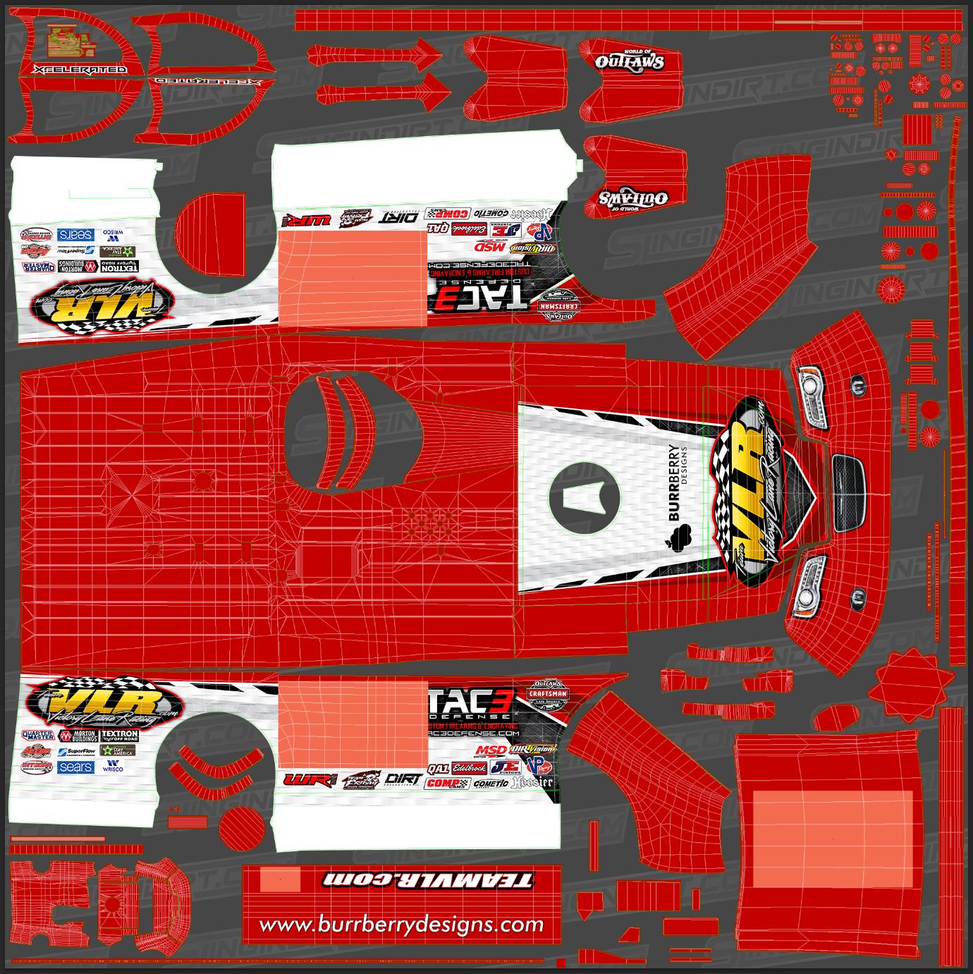 VLR Pro Series Late Model by Tyler Burrow - Trading Paints