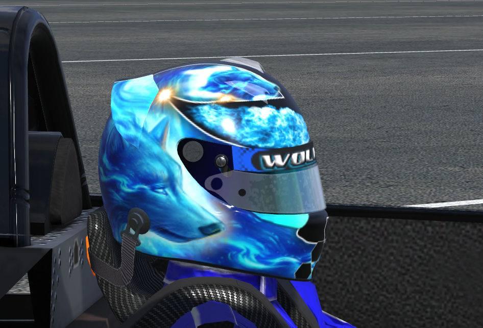 fire ice wolf StiloST4 Helmet by Michael Davis8 - Trading Paints