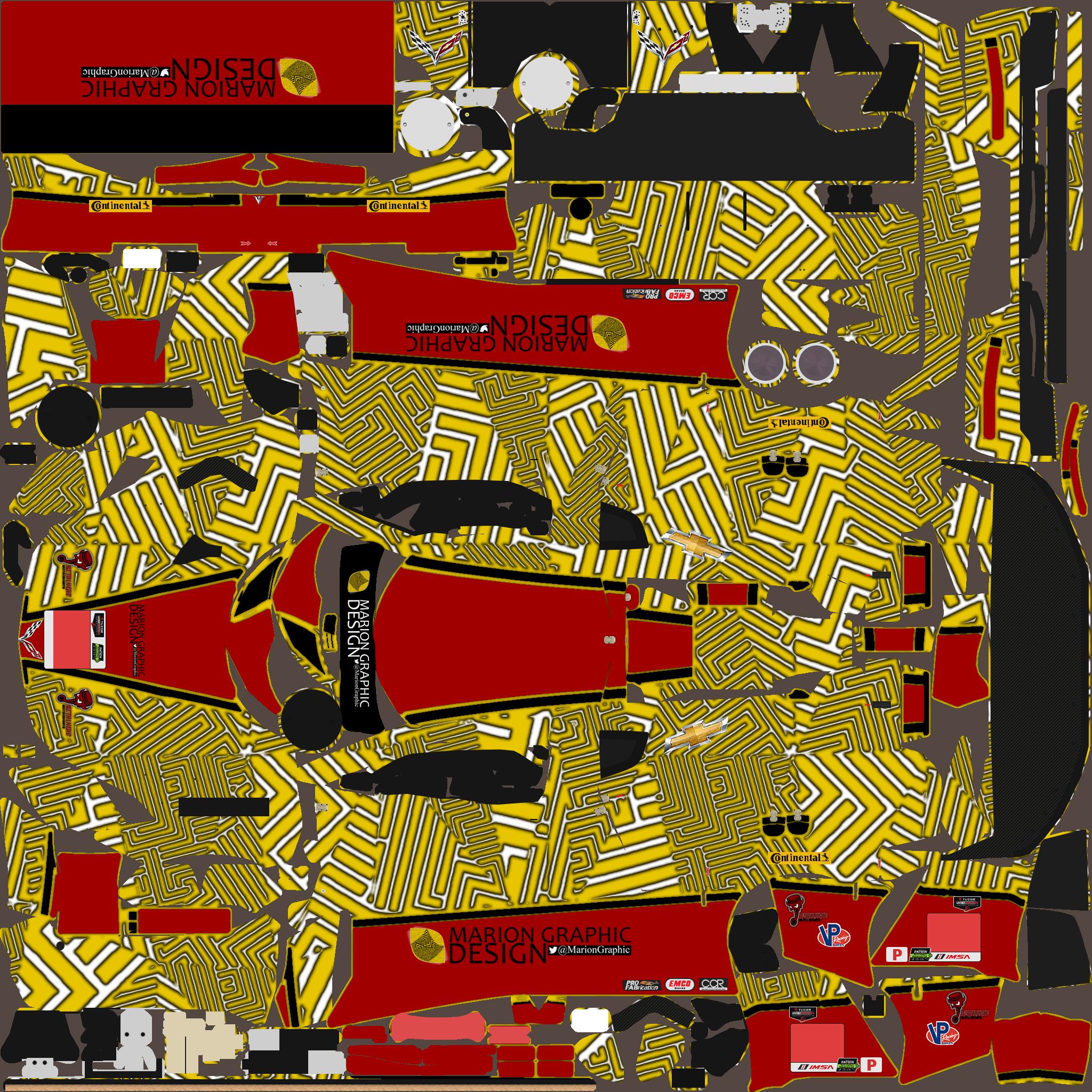Chevrolet Corvette C7 Daytona Prototype by Austin Marion - Trading Paints