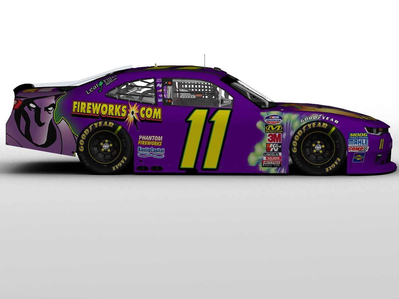 Phantom Fireworks Ryan Truex Charlotte 2018 Camaro by Trent Williams ...