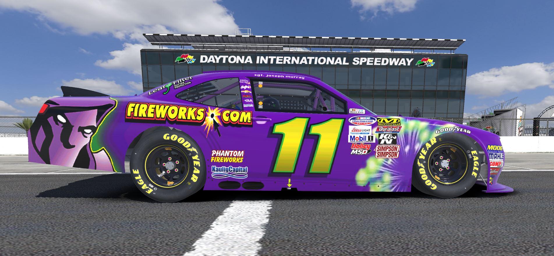 Phantom Fireworks Ryan Truex Charlotte 2018 Camaro by Trent Williams ...