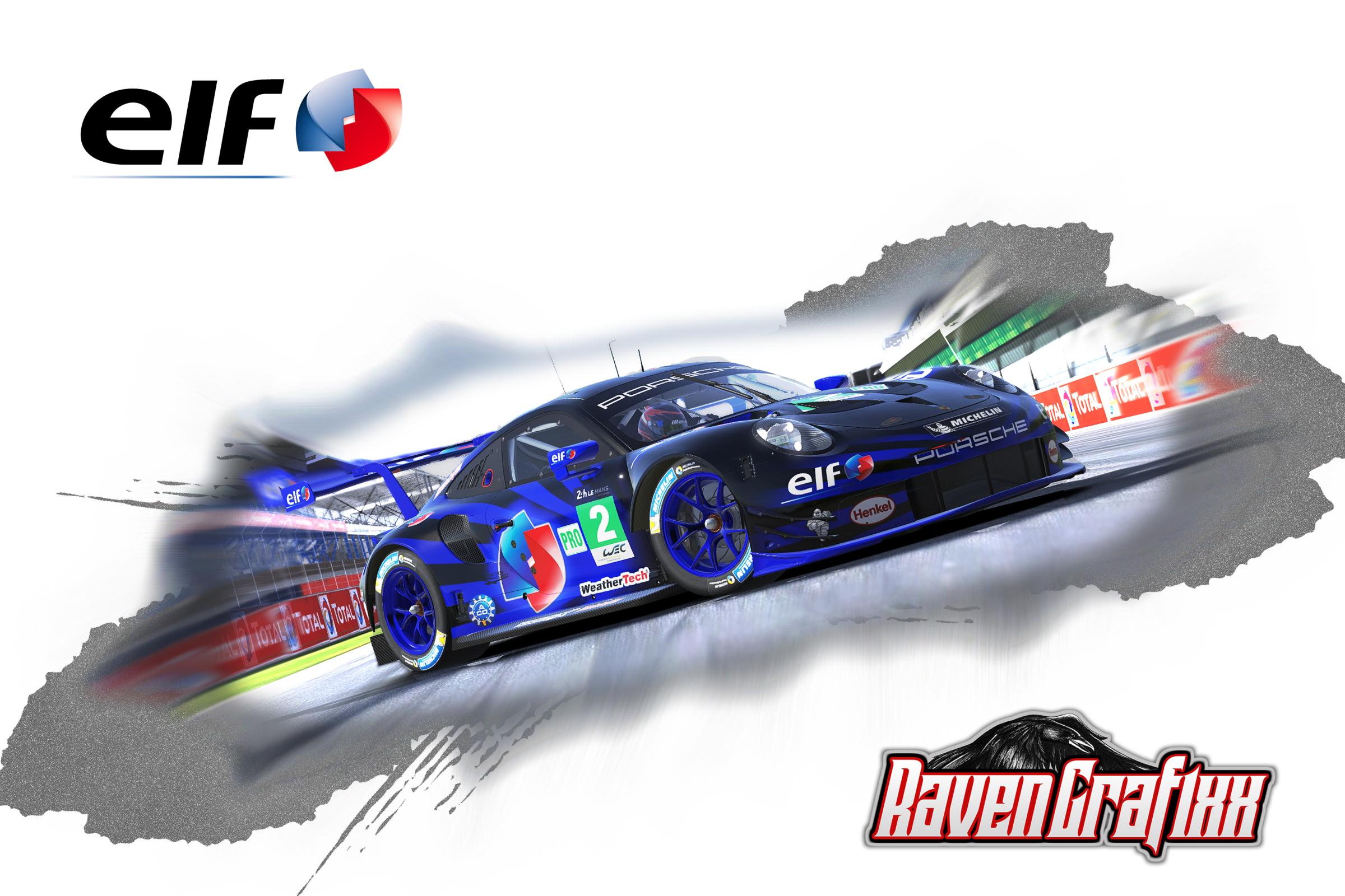 Elf Porsche 911 RSR by Doyle Lowrance - Trading Paints