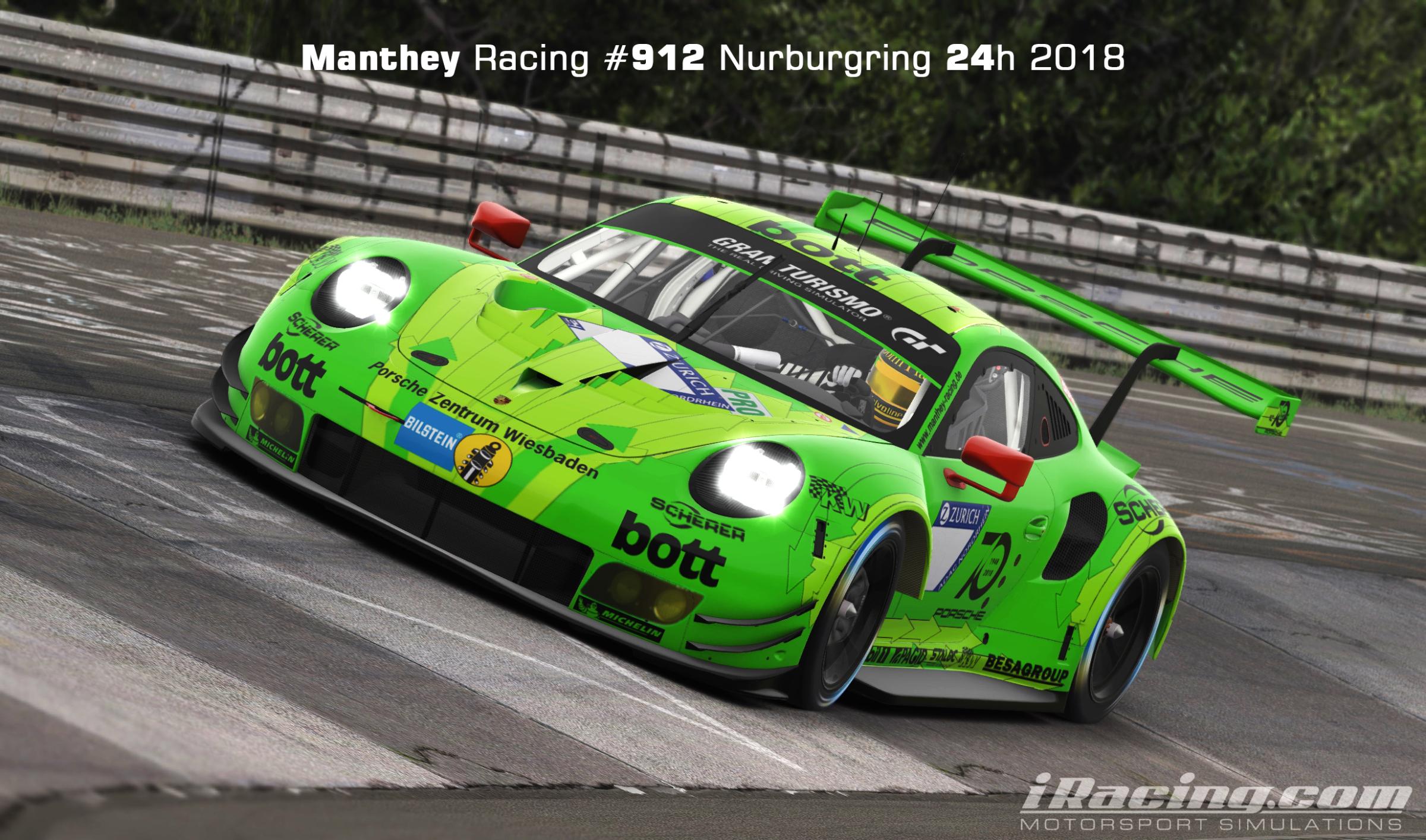 Manthey Racing #912 Nurburgring 24h 2018 by Yuji Asakawa - Trading Paints