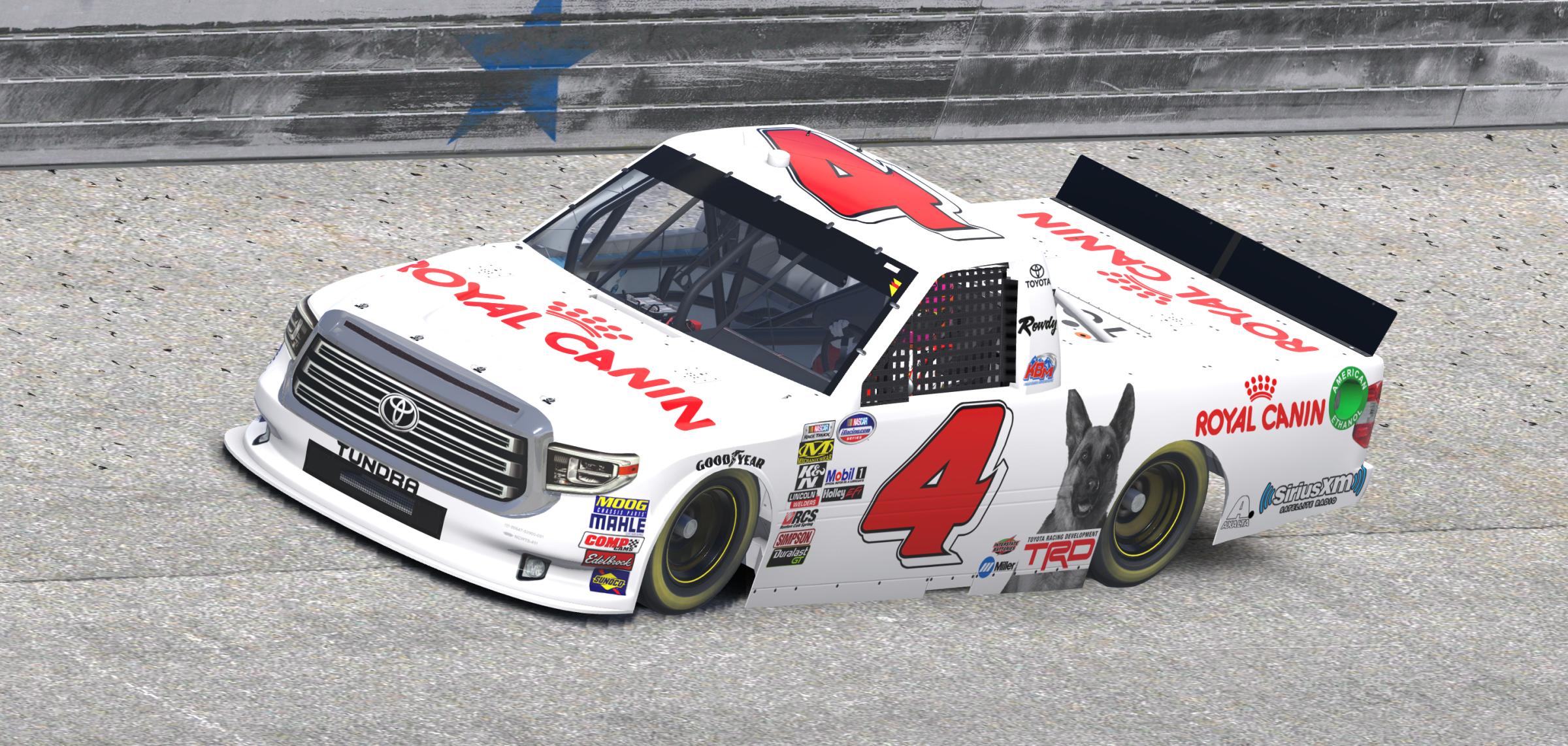 Todd Gilliland Royal Canin Tundra 2018 by Aaron Claybaugh - Trading Paints